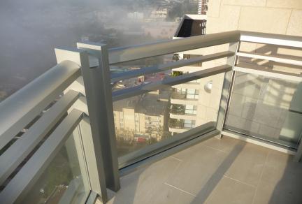 High Rise Aluminum Balcony Railing ATR Aluminum Tube Railings